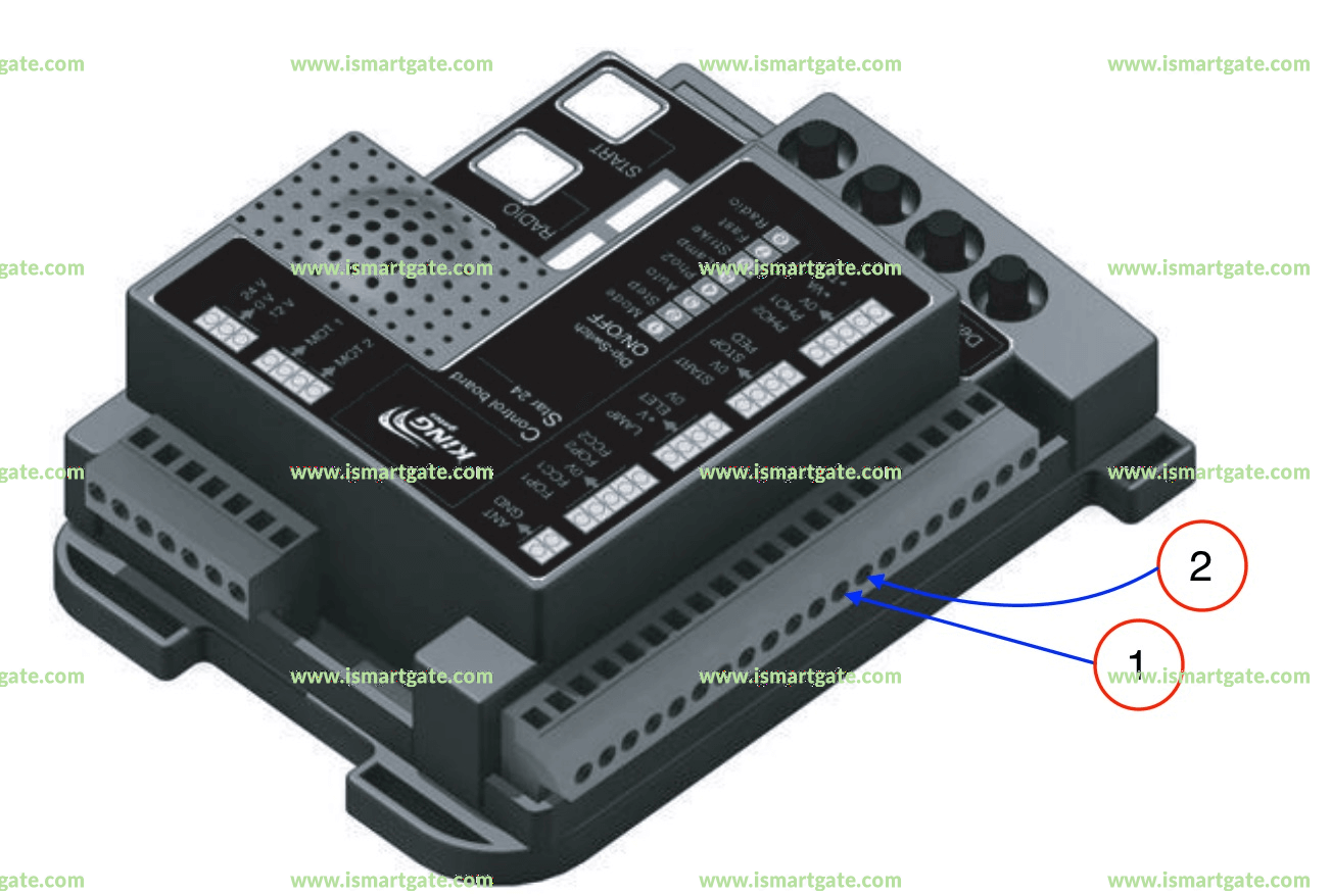 Apriporta da garage intelligente per KINGGATES Star D124 - ismartgate