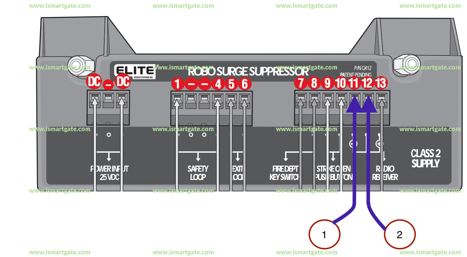 Chamberlain Robo Swing R900 için akıllı garaj kapısı açacağı - ismartgate