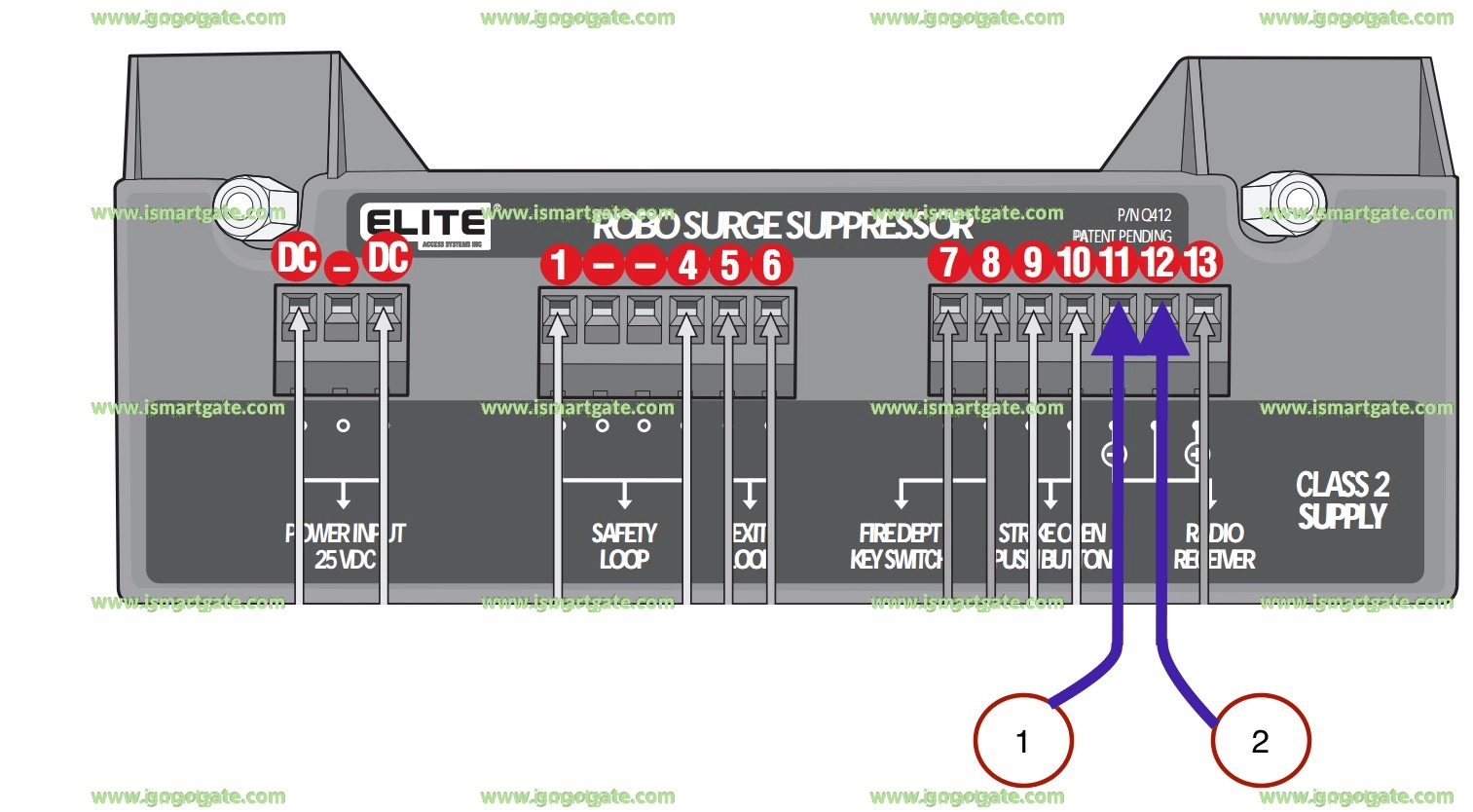Smart garage door opener for Chamberlain The Robo Slide - ismartgate