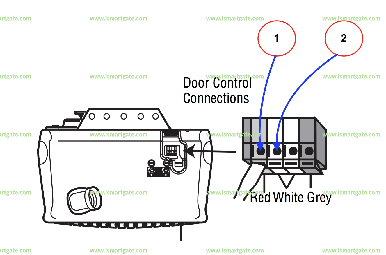 Smart garage door opener for Chamberlain Whisper Drive HD600 - ismartgate