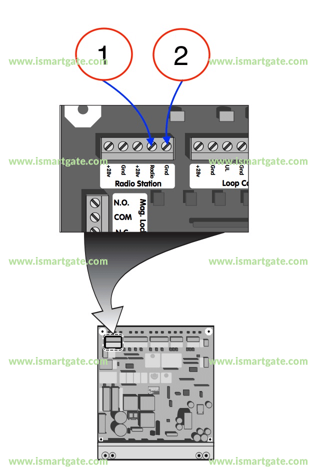 Smart garage door opener for Viking Access F1 1st Generation - ismartgate