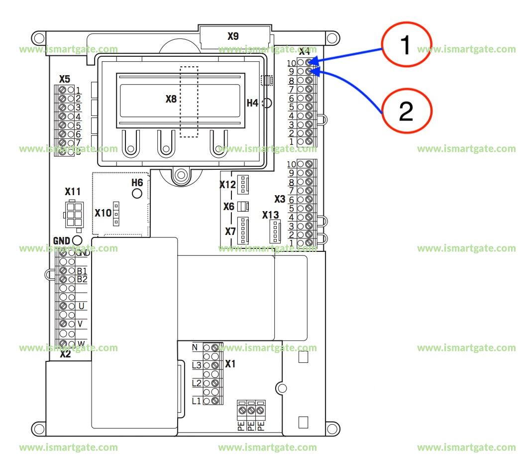 Smart garage door opener for Marantec CS 300 - ismartgate
