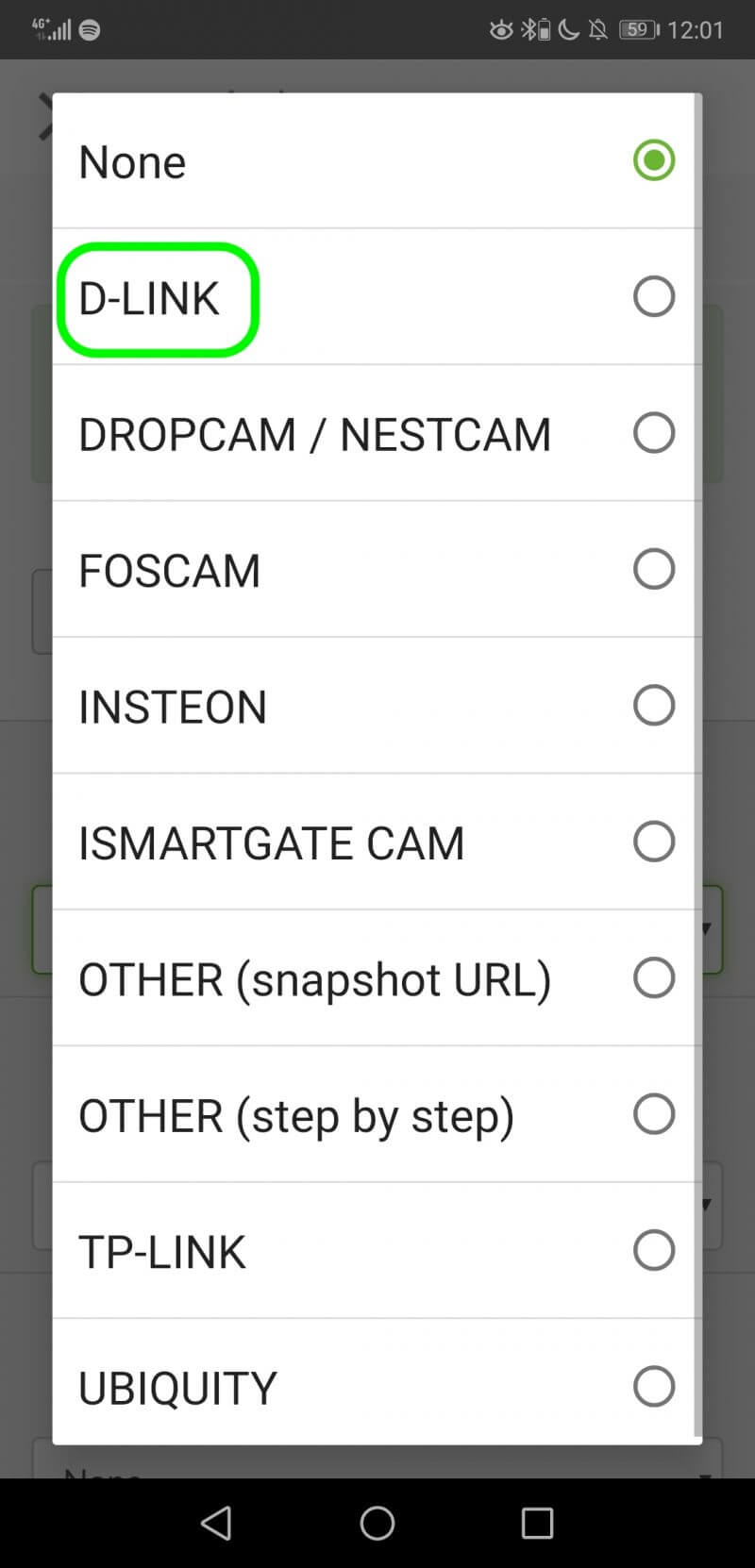 How do I configure a D-Link camera? - ismartgate