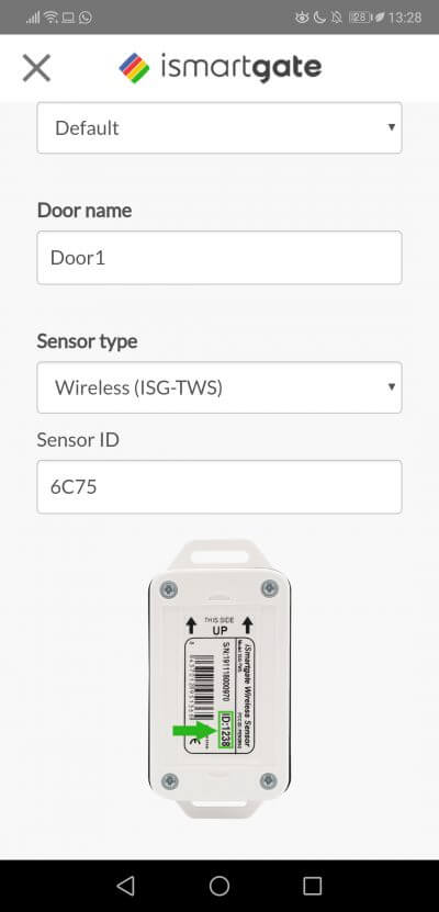 How do I change the ID of the ismartgate wireless sensors? - ismartgate